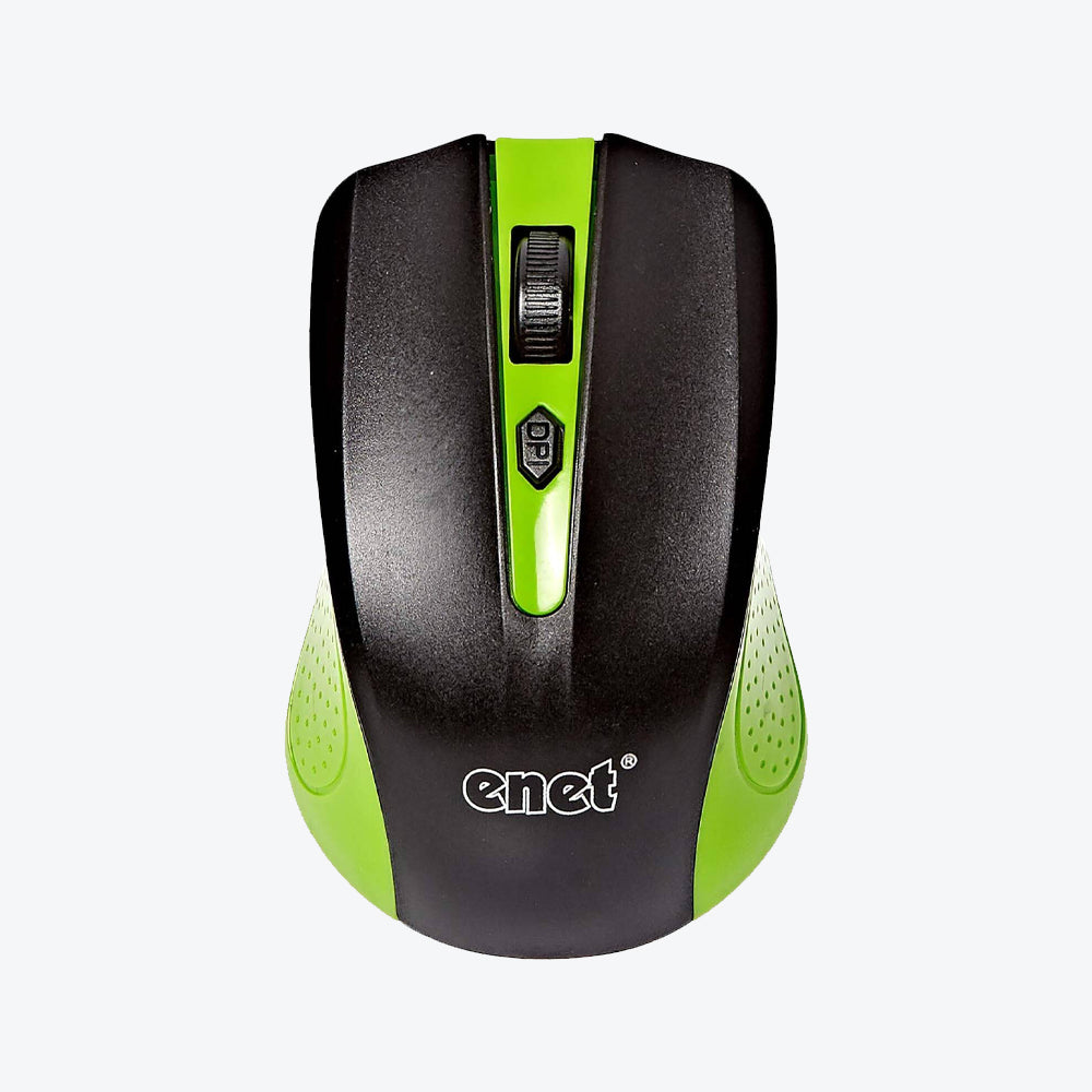 Enet G211-66 Wireless Optical Mouse - Green – ALTAMAYYOZE COMPUTERS™